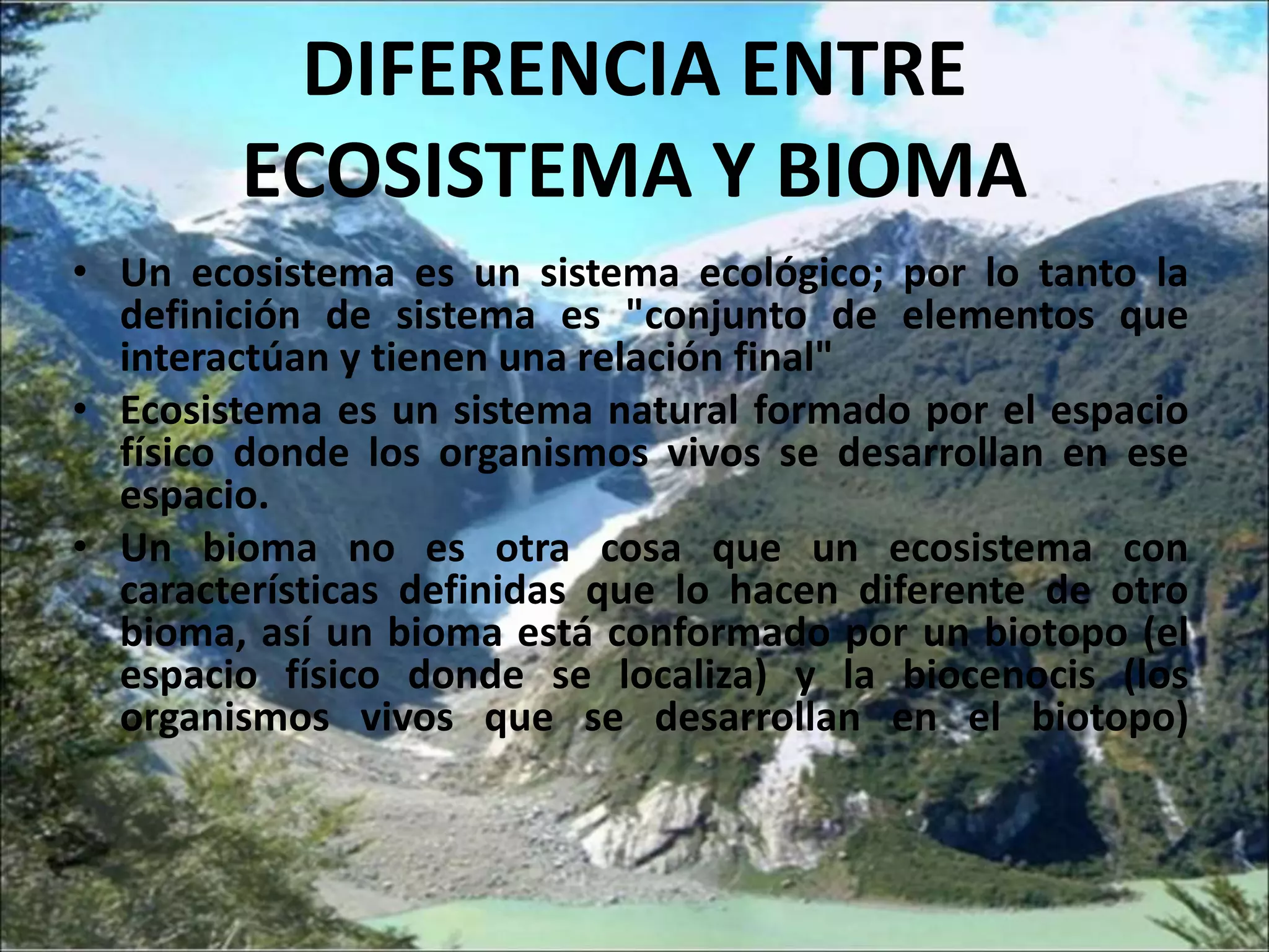 BIODIVERSIDAD Y ECOSISTEMAS EN EL MUNDO.ppt