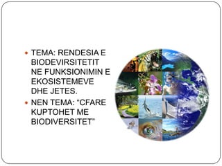 Biodiversiteti | PPTX