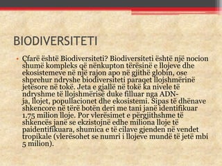 Biodiversiteti | PPTX