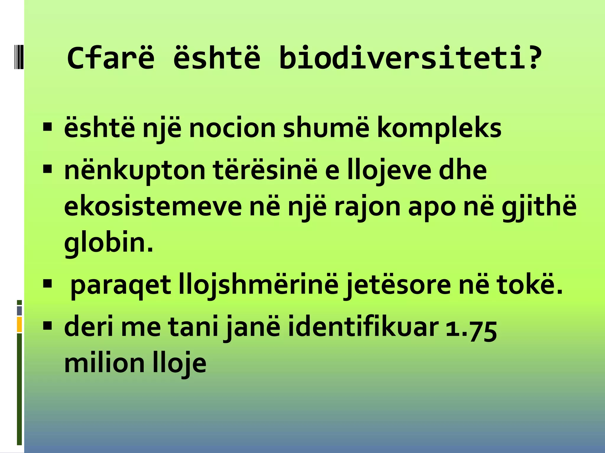 Biodiversity projekt | PPTX