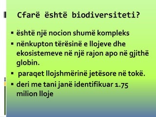 Biodiversity projekt | PPTX