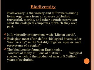 BIODIVERSITY | PPT