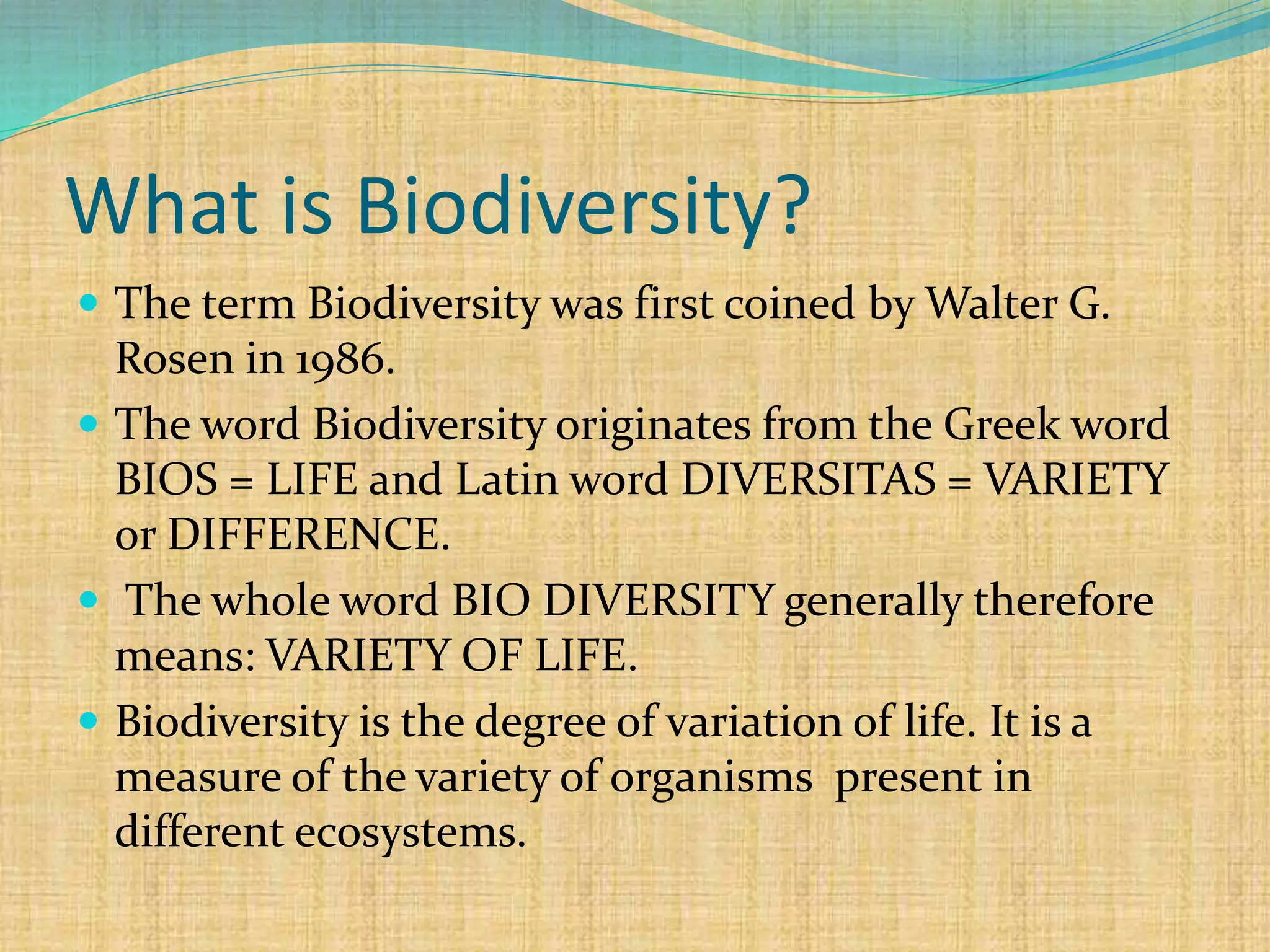 Biodiversity | PPTX
