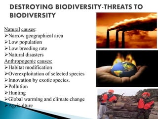 Biodiversity | PPTX | Geography | Science