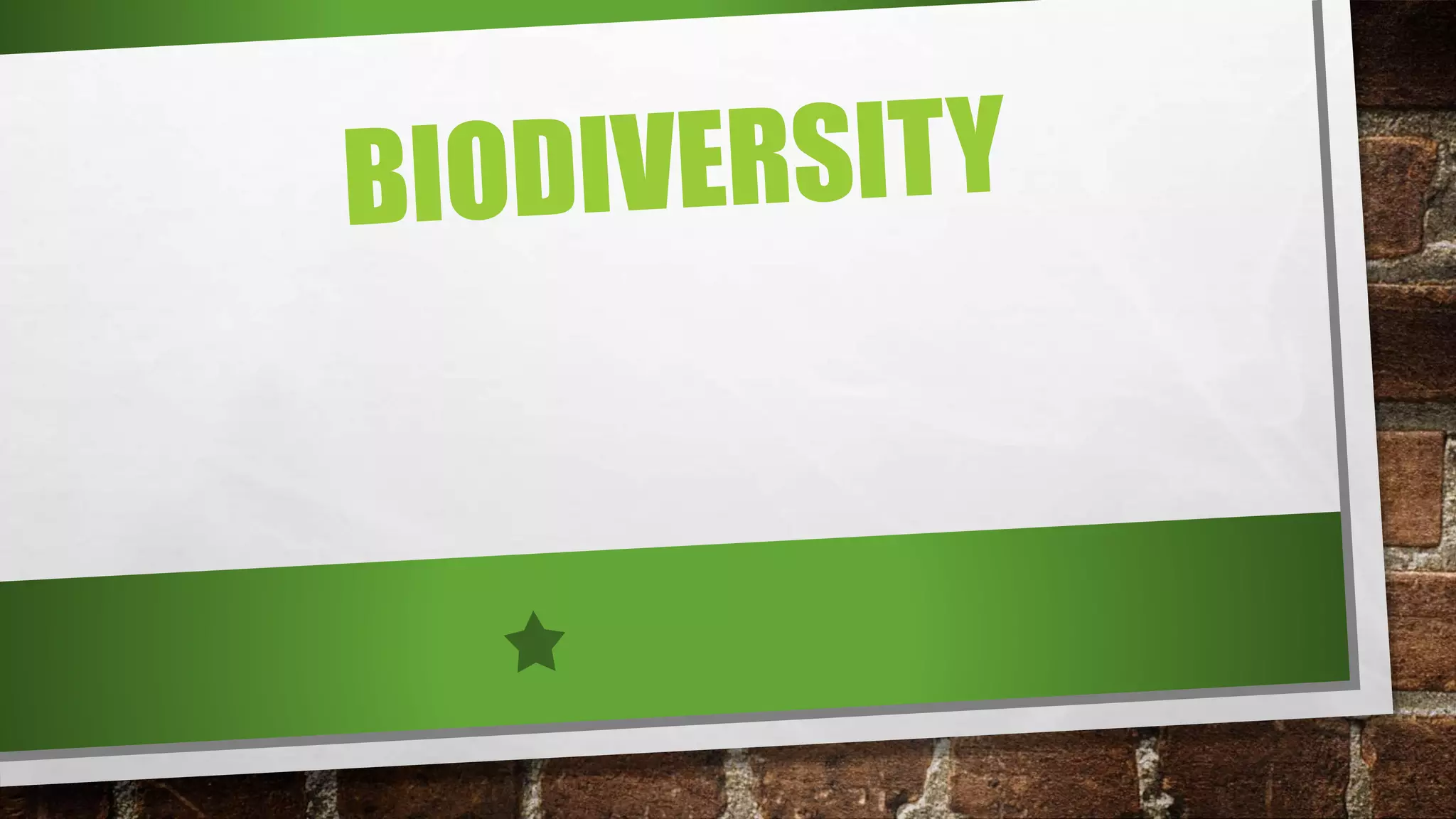 Biodiversity | PPTX