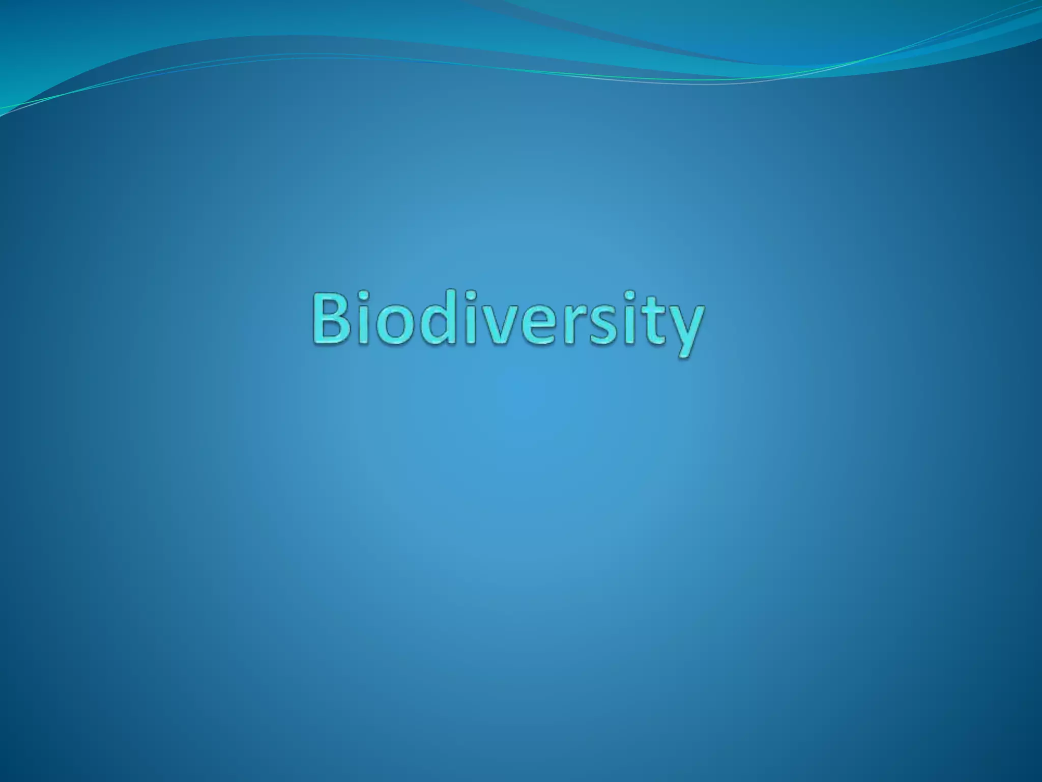 Biodiversity | PPTX