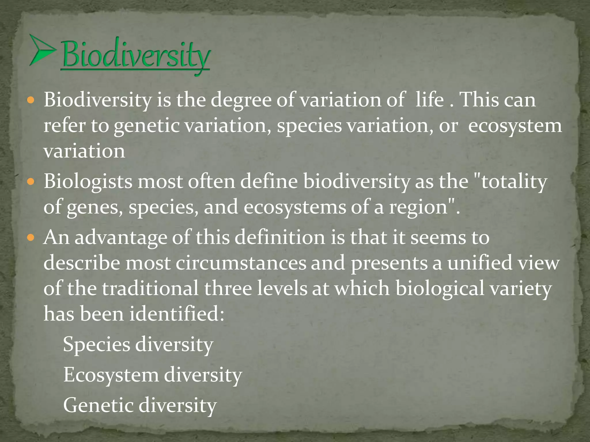 Biodiversity | PPTX