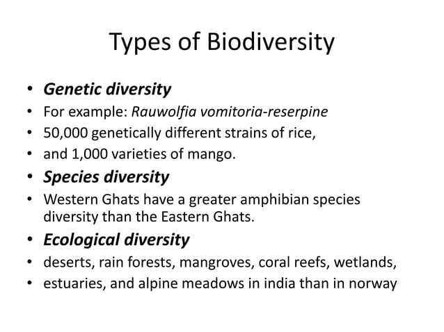 Biodiversity | PPT