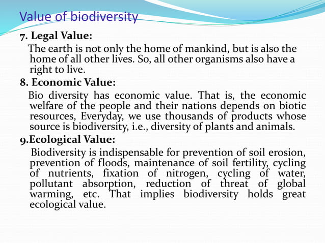 Biodiversity (Environmental Science) | PPTX