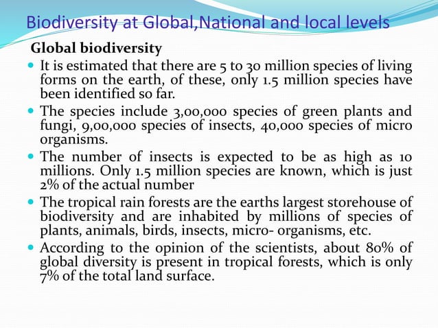 Biodiversity (Environmental Science) | PPTX