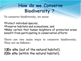 Biodiversity | PPT