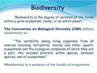 Biodiversity | PPT