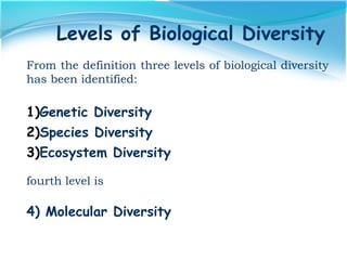 Biodiversity | PPT | Science