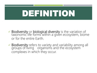 Biodiversity | PPT | Science