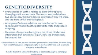 Biodiversity = Science, Technology and Society Group-2 | PPTX