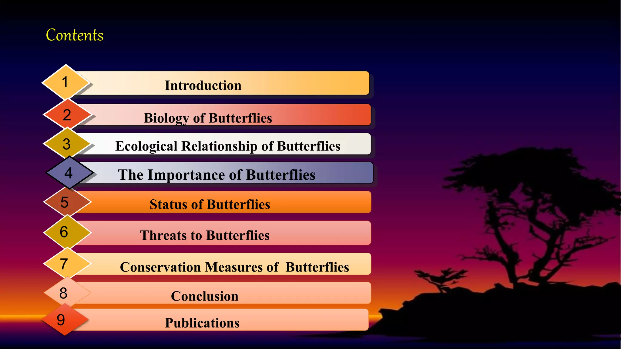 Biodiversity and conservation of butterflies, Insects | PPTX