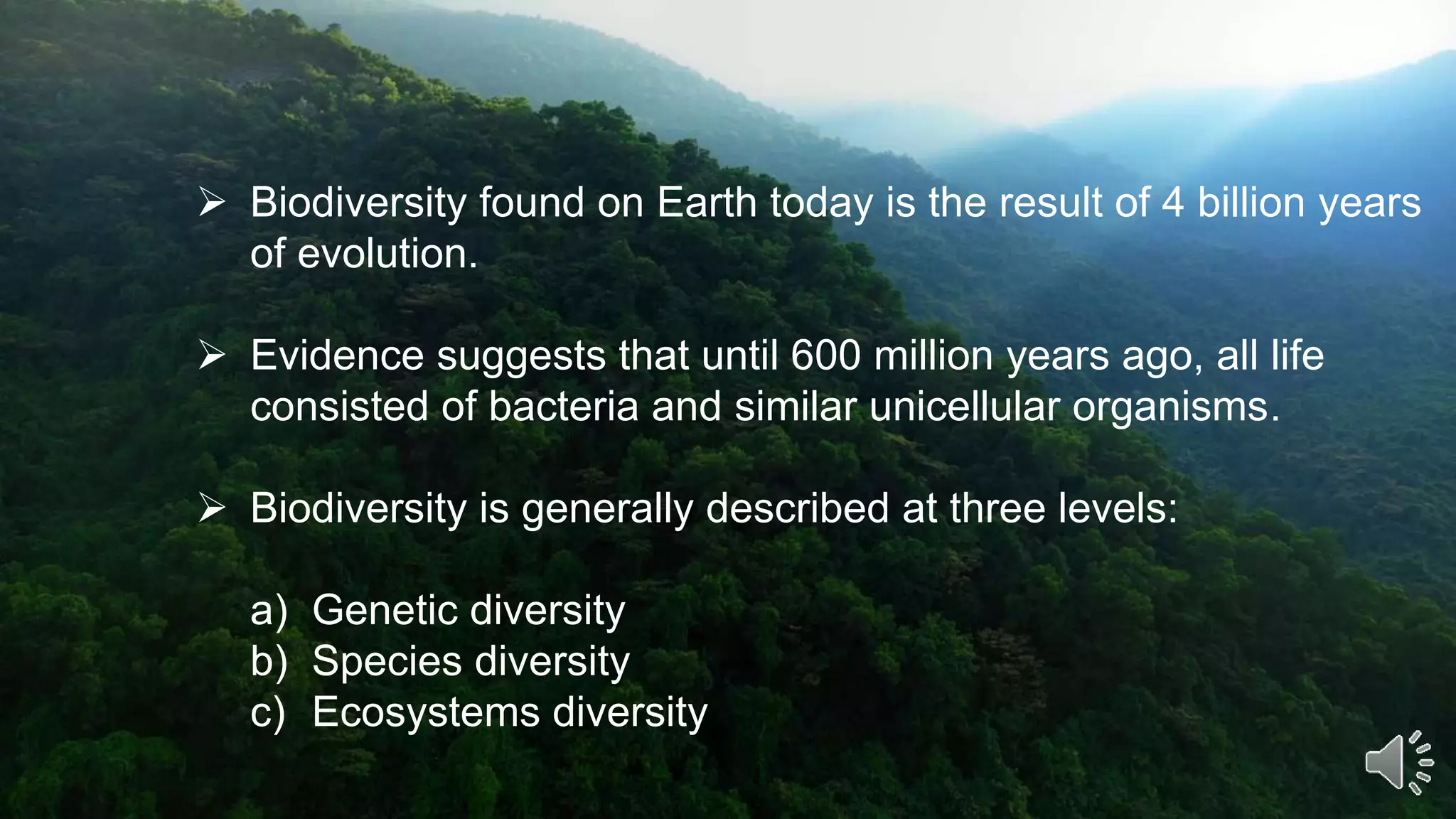 Biodiversity and its importance | PPTX