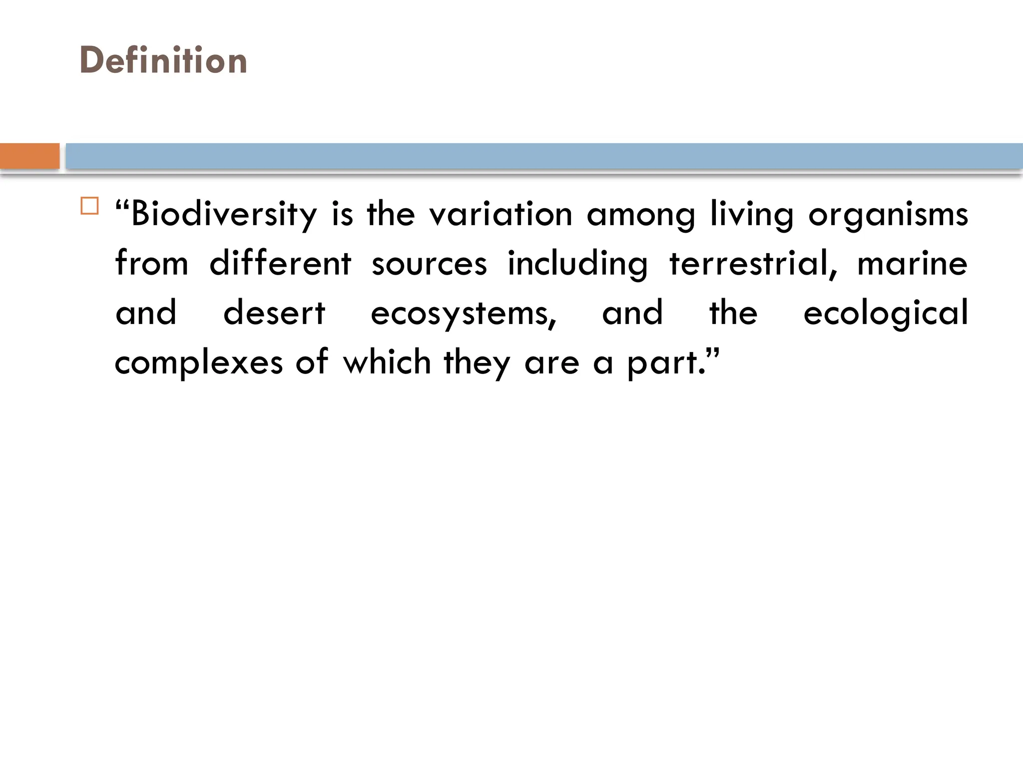 Biodiversity Power Point Presentation... | PPTX