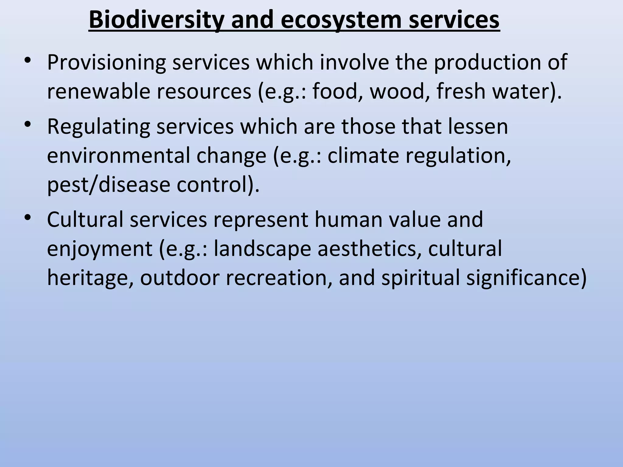 Biodiversity - Ecosystem | PPT