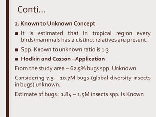 Biodiversity history,levels,estimate. | PPTX