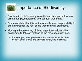 Biodiversity new | PPT
