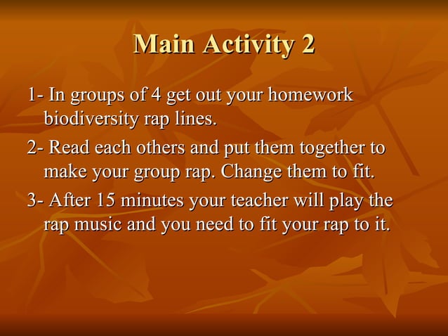 Biodiversity Rap | PPT