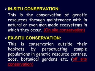 Biodiversity - Threats and Conservation | PPTX | Zoos & Aquariums ...