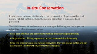 Biodiversity and its conservation | PPTX