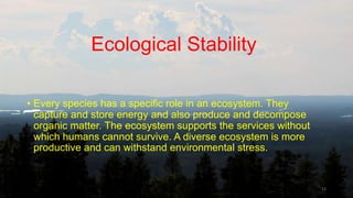 Biodiversity and its conservation | PPTX