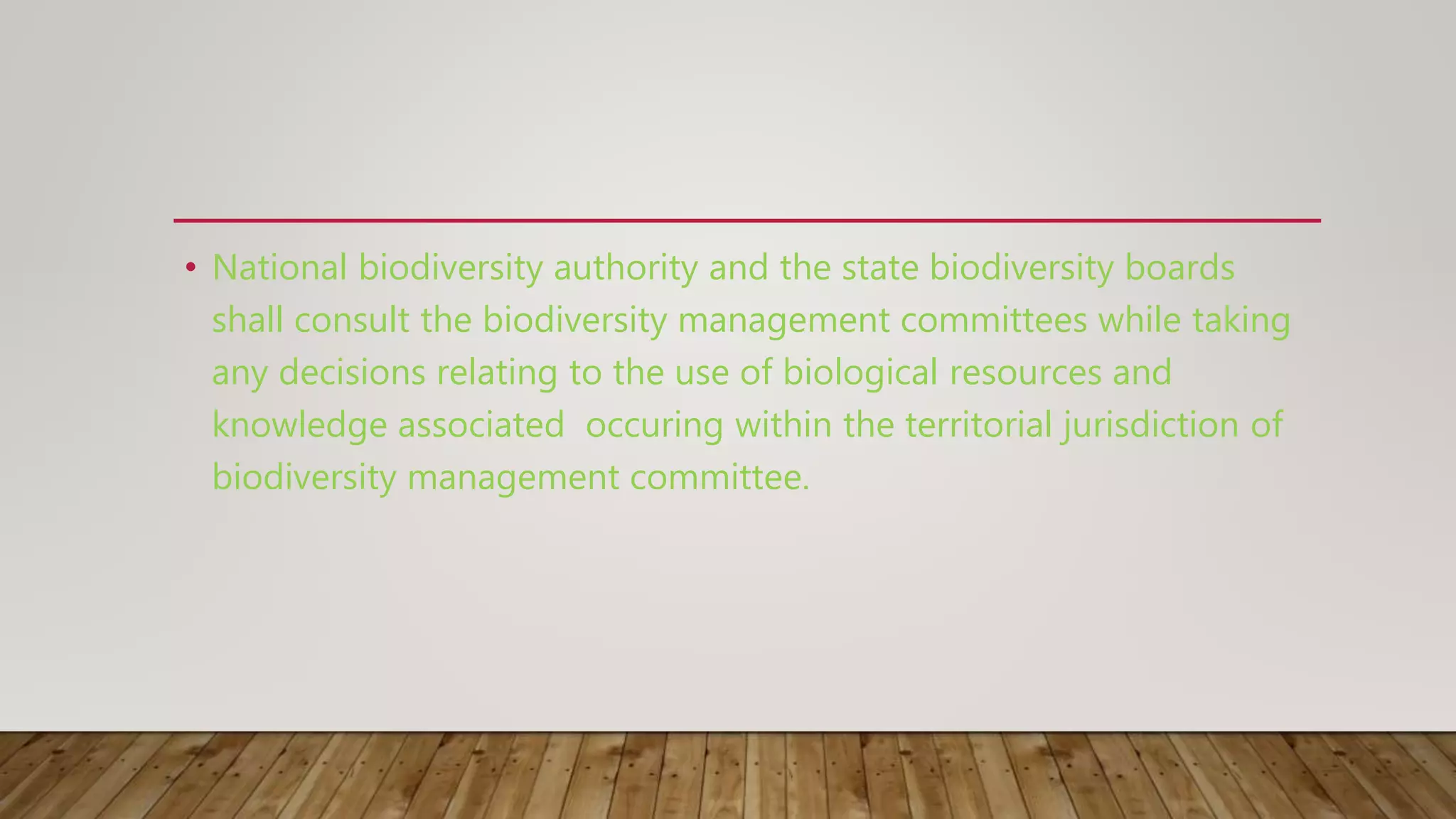 Biodiversity act 2002 | PPTX