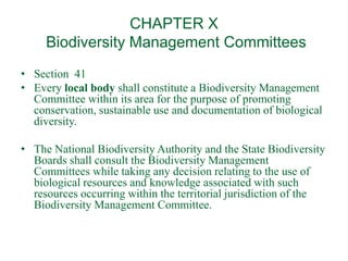 Biodiversity act, 2002 ppt | PPTX