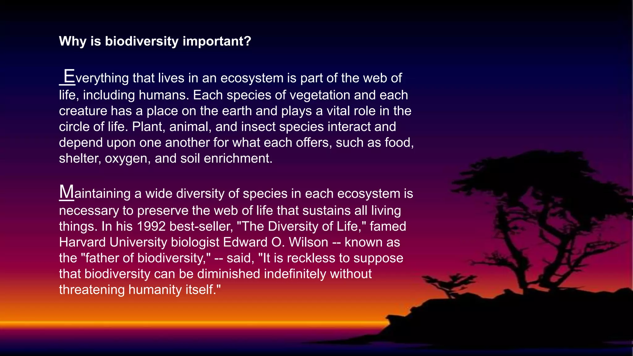 Biodiversity and its Conservation | PPTX