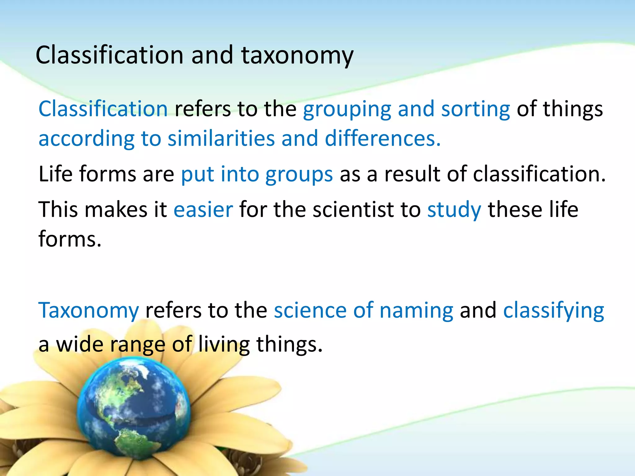 Biodiversity and classification | PPTX