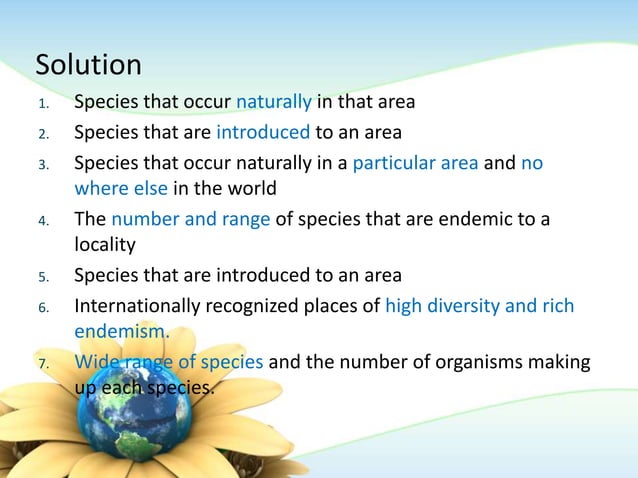 Biodiversity and classification | PPTX