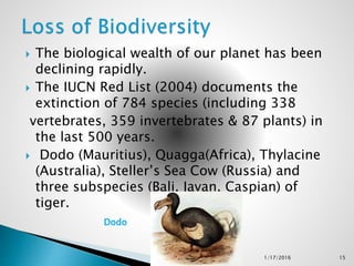 Biodiversity and conservation | PPTX | Zoos & Aquariums | Attractions