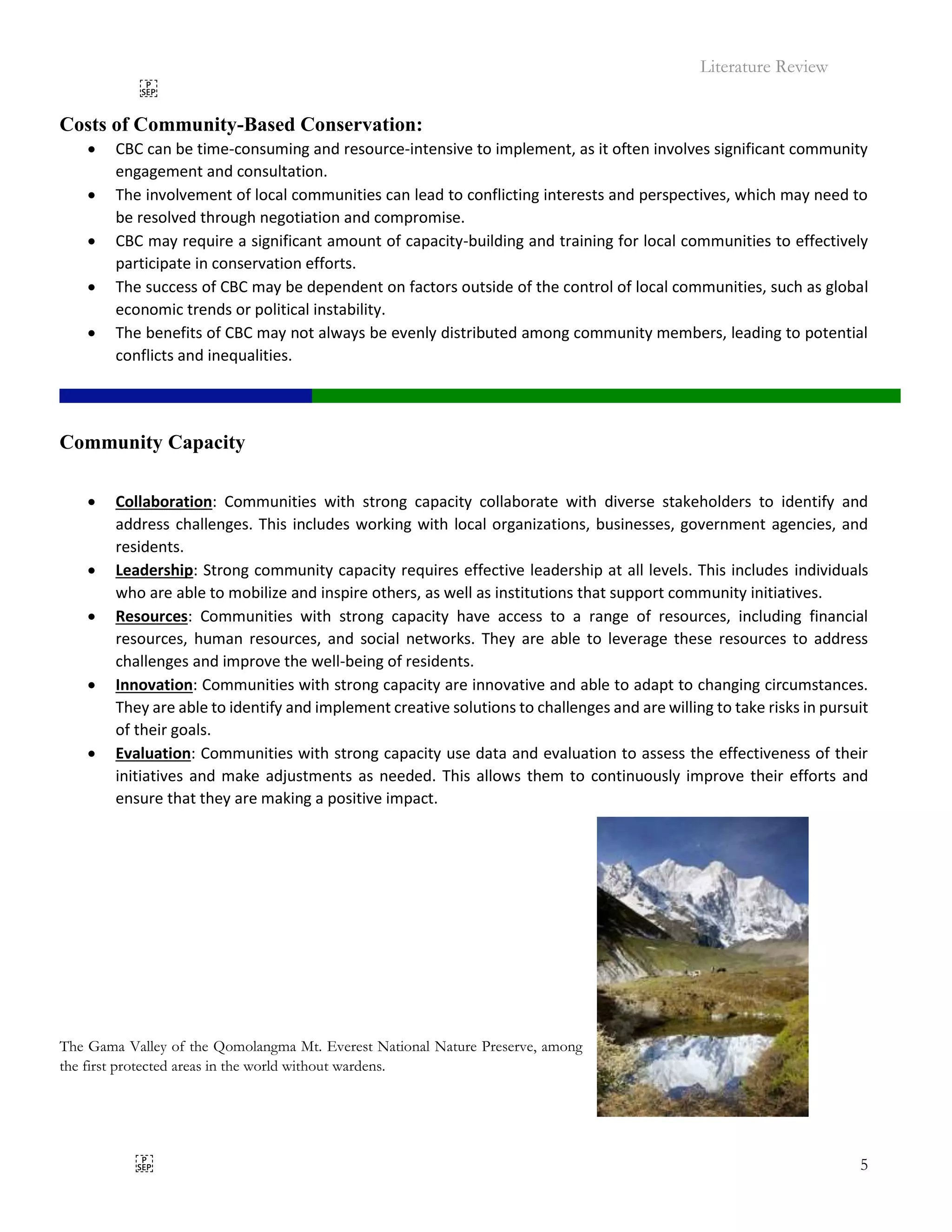 Community-based Conservation | DOCX