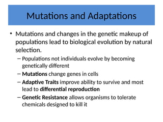biodiversity and Evolution.pptx its function and characteristics | PPT