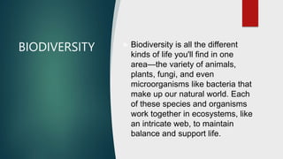 BIODIVERSITY AND EVOLUTION science topic.pptx