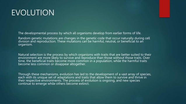 BIODIVERSITY AND EVOLUTION science topic.pptx