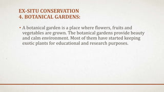 Biodiversity and its conservation | PPTX