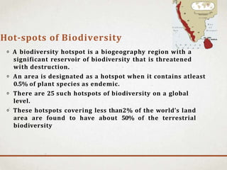 Biodiversity and its conservation | PPTX