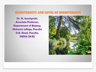 BIODIVERSITY AND IT's DIFFERENT TYPES ALONG WITH IMPORTANCE | PDF