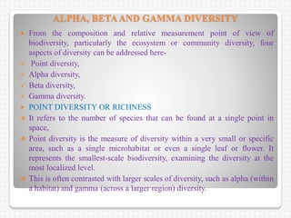 BIODIVERSITY AND IT's DIFFERENT TYPES ALONG WITH IMPORTANCE | PDF