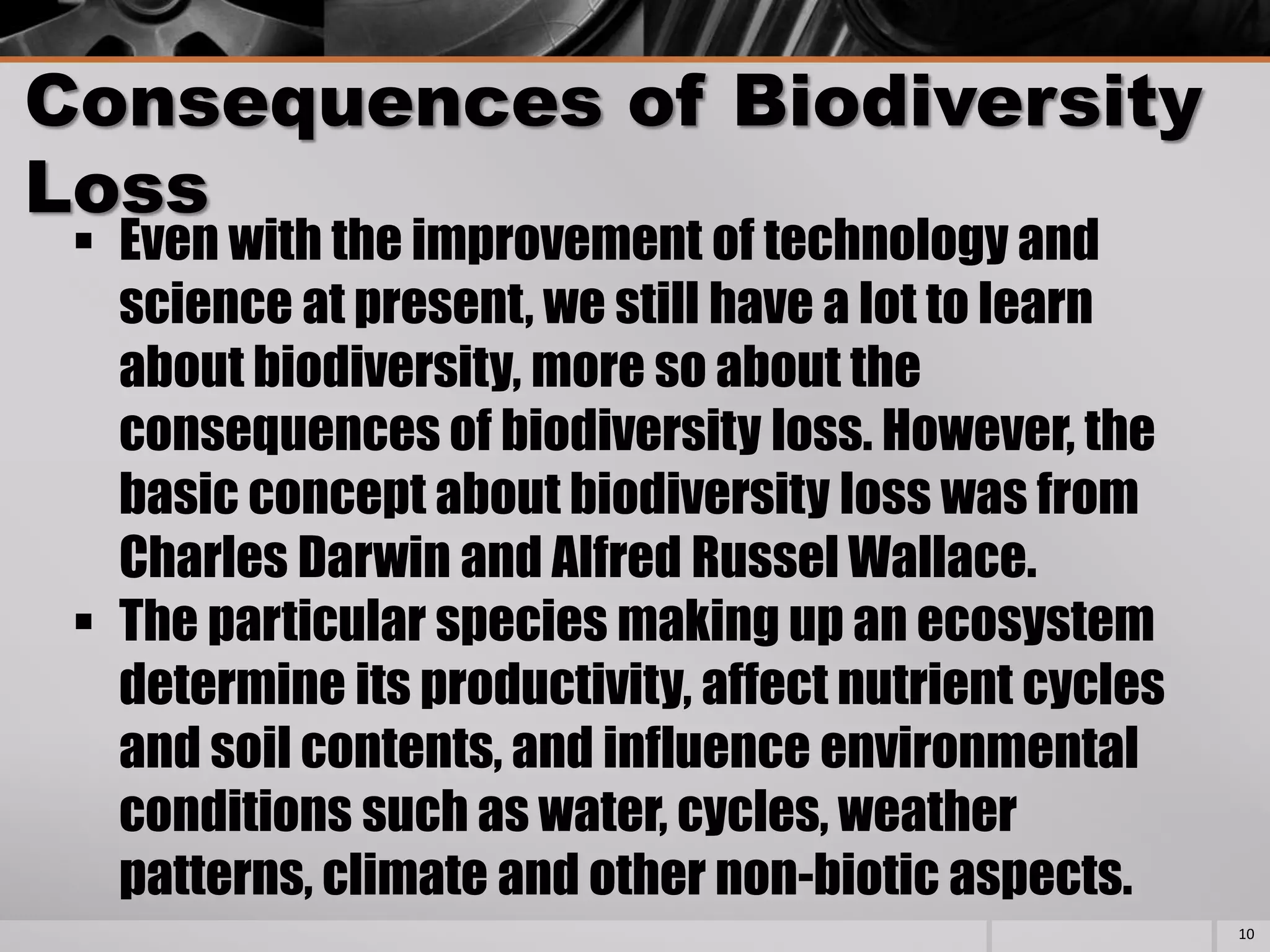 Biodiversity and the healthy society | PPTX