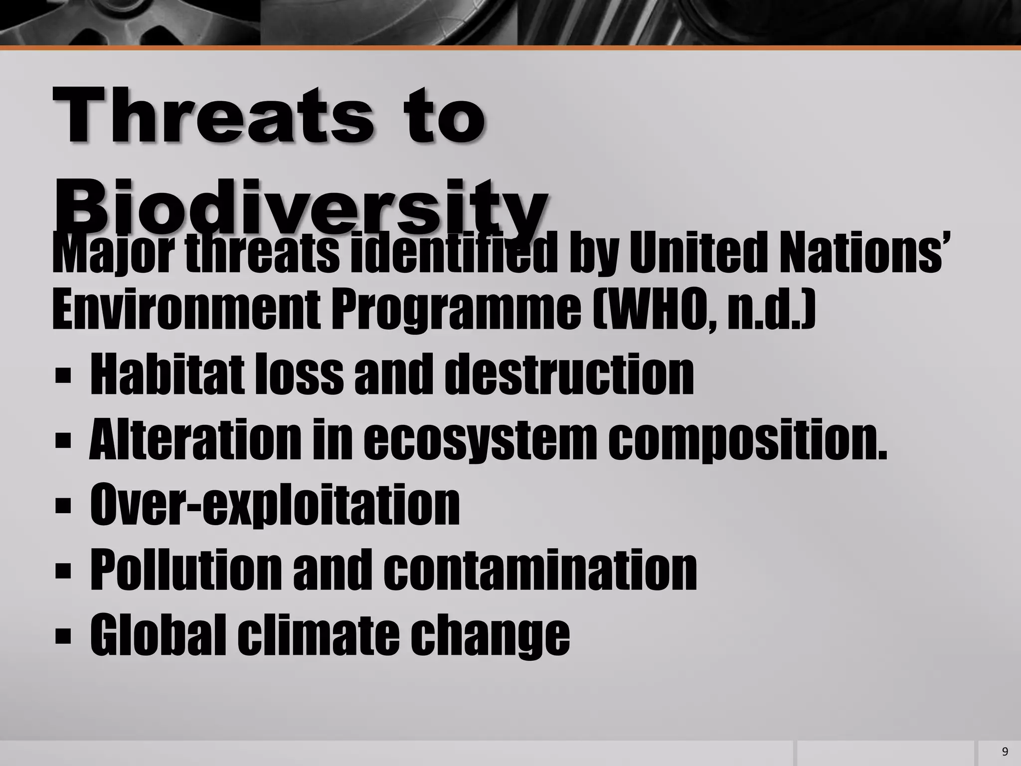 Biodiversity and the healthy society | PPTX