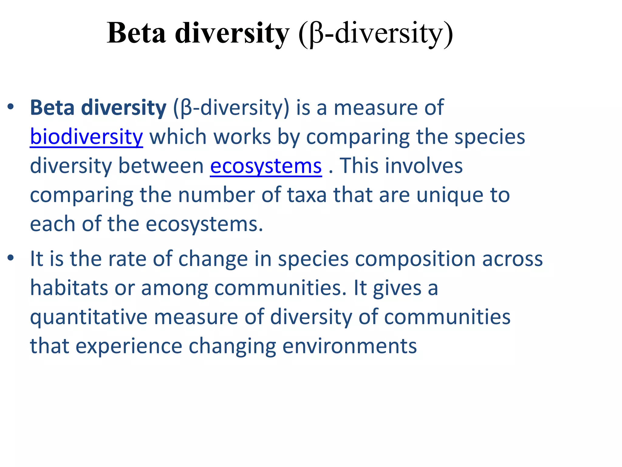 EVS - Biodiversity Notes | PDF