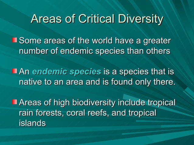 Biodiversity at risk | PPT