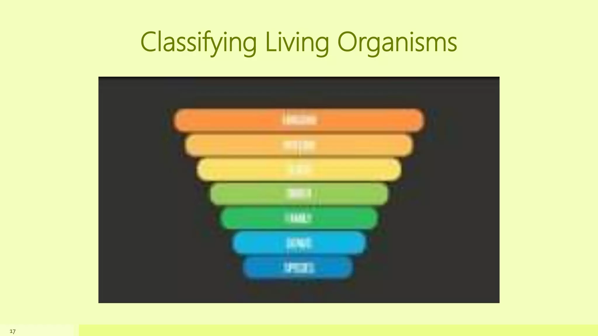 Biodiversity: Classification of living organisms | PPTX