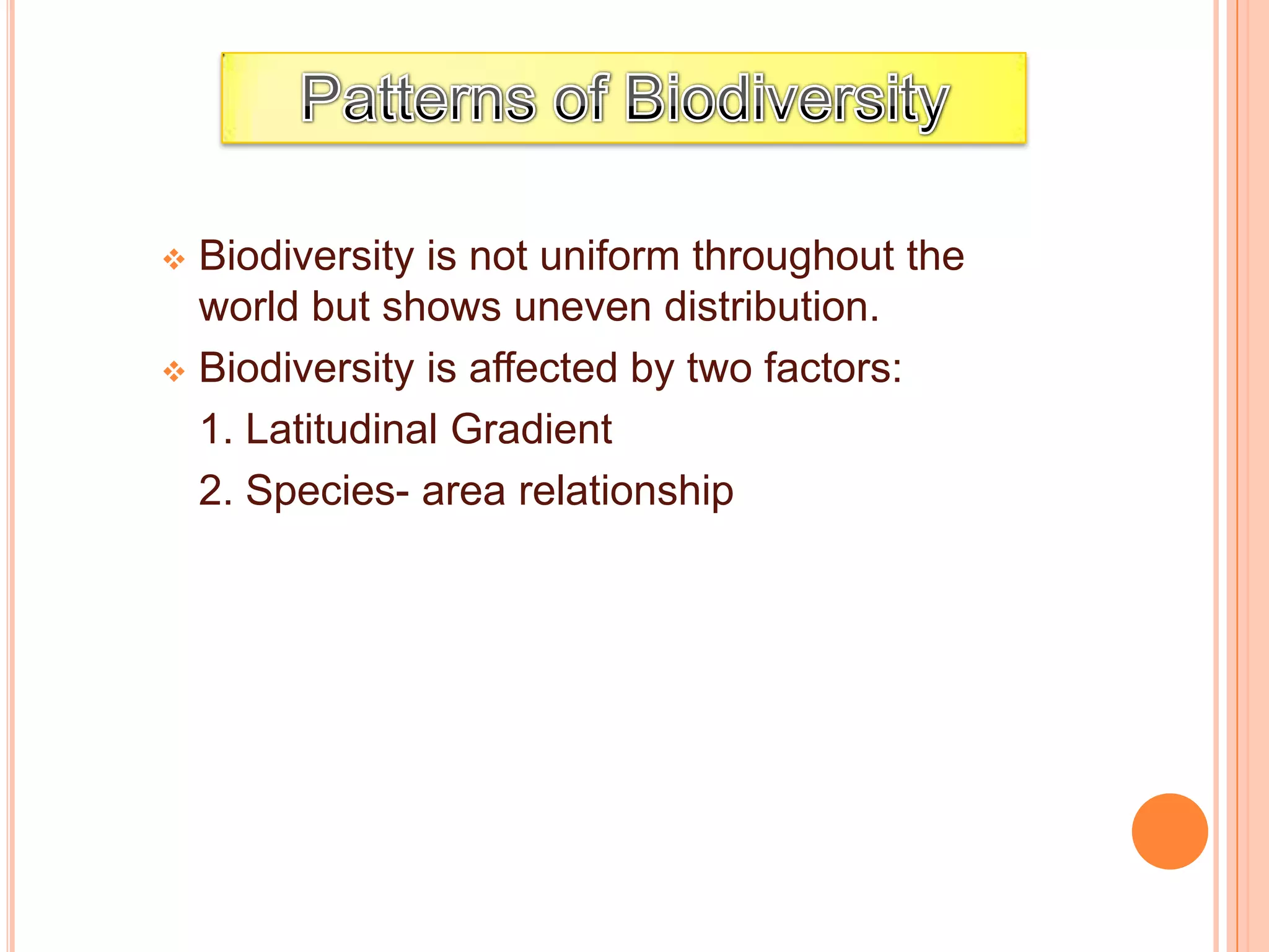 Biodiversity and conservation | PPT