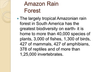 Biodiversity and conservation | PPT
